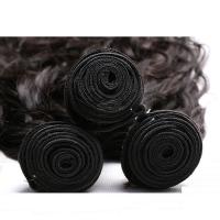 China 1B Grade 100 Peruvian Human Hair Bundles Pretty Thick Ends Black Color for sale