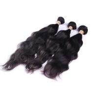 China 8A Grade Natural Wave Peruvian Human Hair Bundles Double Weft Smooth No Chemical for sale