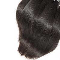 China Straight Virgin Human Hair Bundles Peruvian Hair Extension Full Cuticle No Acid for sale