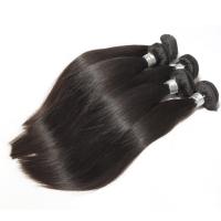 China Straight Virgin Human Hair Bundles Peruvian Hair Extension Full Cuticle No Acid for sale