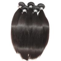 China Straight Virgin Human Hair Bundles Peruvian Hair Extension Full Cuticle No Acid for sale
