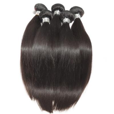 China Straight Virgin Human Hair Bundles Peruvian Hair Extension Full Cuticle No Acid for sale