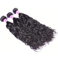China Water Wavy Real Peruvian Human Hair Bundles , Peruvian Loose Wave Hair for sale