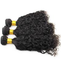 China Natural Black Peruvian Human Hair Bundles No Shedding For Fashion Ladies for sale