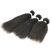 China Grade 8A Peruvian Human Hair Bundles Extension Kinky Virgin Hair Straight for sale