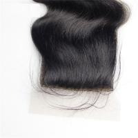 China Virgin Remy Silk Base Frontal Closure , Brown Body Wave Silk Closure for sale