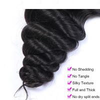 China Unprocessed Brazilian Loose Wave Silk Base Closure , Silk Lace Closure for sale