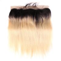 China Soft 13x4 Free Part Frontal Closure , Ombre Lace Closure Ear To Ear for sale