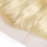 China Ear To Ear 13x4 Lace Closure Blonde Hair Straight Virgin Hair Natural Color for sale