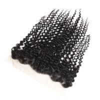 China Kinky Curly Brazilian Body Wave Lace Closure Unprocessed Human Hair for sale