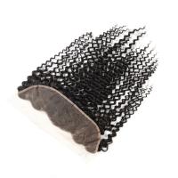 China Kinky Curly Brazilian Body Wave Lace Closure Unprocessed Human Hair for sale