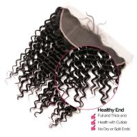 China Brazalian Human Hair 13x4 Lace Closure , Ear To Ear Lace Front Closure 130% Density for sale