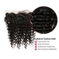 China Brazalian Human Hair 13x4 Lace Closure , Ear To Ear Lace Front Closure 130% Density for sale