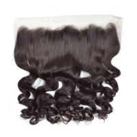 China Brazilian Loose Wave Lace Closure 13 By 4 Inch None Processed Virgin Hair for sale