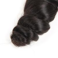 China Brazilian Virgin 13x4 Lace Closure Loose Wave13x4 Lace Frontal With Bundles for sale