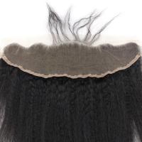 China Yaki Kinky Straight 13x4 Lace Closure 100% Remy Hair Extensions For Black Women for sale