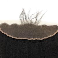 China Yaki Kinky Straight 13x4 Lace Closure 100% Remy Hair Extensions For Black Women for sale