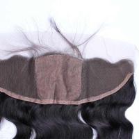 China Brazilian 100 Human Hair Lace Front Wigs With Baby Hair Black Color for sale
