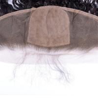 China Deep Wave 13x4 Lace Closure Raw Human Hair Lace Front Closure Piece for sale