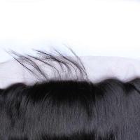 China Grade 7A / 8A 13x4 Lace Closure , Hair Brazilian Lace Frontal Pieces for sale