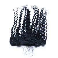 China Curly 13x4 Lace Closure Deep Wave Indian Lace Front Wigs For Women for sale