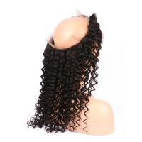 China 100% Virgin360 Brazilian Frontal Brazilian Hair Closure With Natural Part for sale