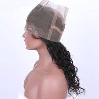 China Real Natural Wave 360 Lace Frontal Closure Hand Tied With Baby Hair for sale