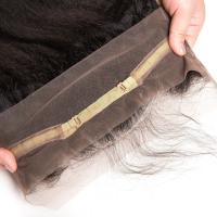 China Straight Body Wave 360 Lace Frontal Human Hair Brazilian Yaki Kinky Straight Texture for sale