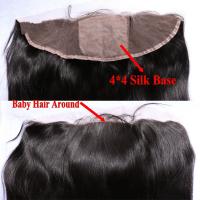 China Tight And Neat Indian Hair Lace Frontal 13x4 , Human Lace Front Wigs for sale