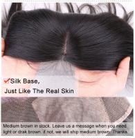 China Tight And Neat Indian Hair Lace Frontal 13x4 , Human Lace Front Wigs for sale