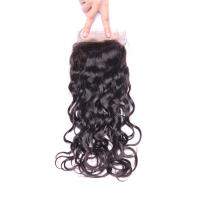 China Malaysian Free Part 13x4 Lace Closure No Tangle With Natural Hair Line for sale