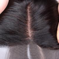 China Malaysian Free Part 13x4 Lace Closure No Tangle With Natural Hair Line for sale