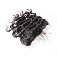 China Peruvian Body Wave 13x4 Lace Closure , Silk Base Lace Frontal Closure With Baby Hair for sale