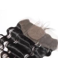 China Peruvian Body Wave 13x4 Lace Closure , Silk Base Lace Frontal Closure With Baby Hair for sale