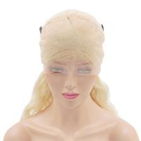 China Brazilian Glueless Full Lace Wigs , Blonde Human Hair Wigs 130% Density for sale