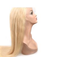 China Natural Straight #613 Glueless Full Lace Human Hair Wigs Tangle Free 14