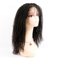 China Kinky Curly Front Lace Wigs , Lace Front Full Wigs Human Hair 8A Grade for sale