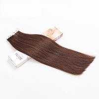 China Brazilian Peruvian PU Tape Hair Extensions , Glue In Hair Extensions Bundles for sale