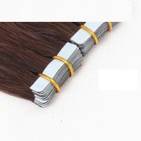 China Brazilian Peruvian PU Tape Hair Extensions , Glue In Hair Extensions Bundles for sale