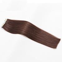 China Brazilian Peruvian PU Tape Hair Extensions , Glue In Hair Extensions Bundles for sale
