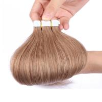 China 100 Human Hair Tape In Extensions , Tape Weft Hair Extensions No Shedding for sale