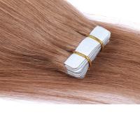 China 100 Human Hair Tape In Extensions , Tape Weft Hair Extensions No Shedding for sale