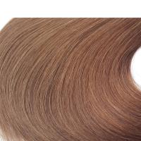China Full Cuticles Brazilian Peruvian Virgin Human Hair Machine Weft Clip In Hair Extension Brown Color for sale