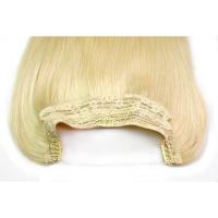 China Brazilian Virgin Human Hair One Piece Halo Flip In Hair Extension #613 Blonde Color 120Gram for sale