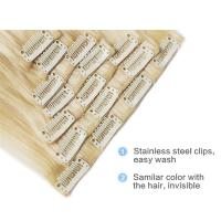 China #613 Blonde 100 Wavy Human Hair Extensions 100 Real Human Hair for sale