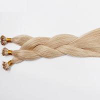 China Virgin Human V Tip Clip In Hair Extensions For Thin Hair , Pure Color for sale