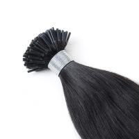 China Pre Bonded Long 1 Clip Hair Extensions Double Drawn Silky Straight Wave for sale
