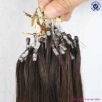China Micro Loop Hair Extensions , 100% Human Clip In Natural Hair Extensions for sale