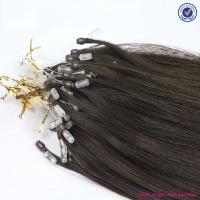 China Micro Loop Hair Extensions , 100% Human Clip In Natural Hair Extensions for sale