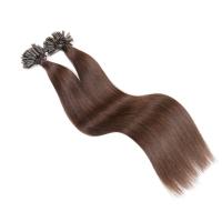 China U Tip Real Human Clip In Hair Extensions Straight , Remy Fusion Extensions for sale